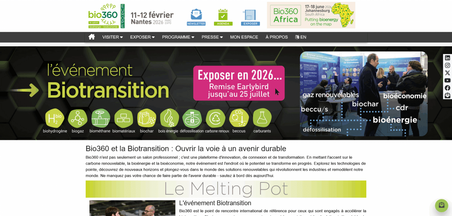 Environnement & énergie : top salons à visiter en 2026